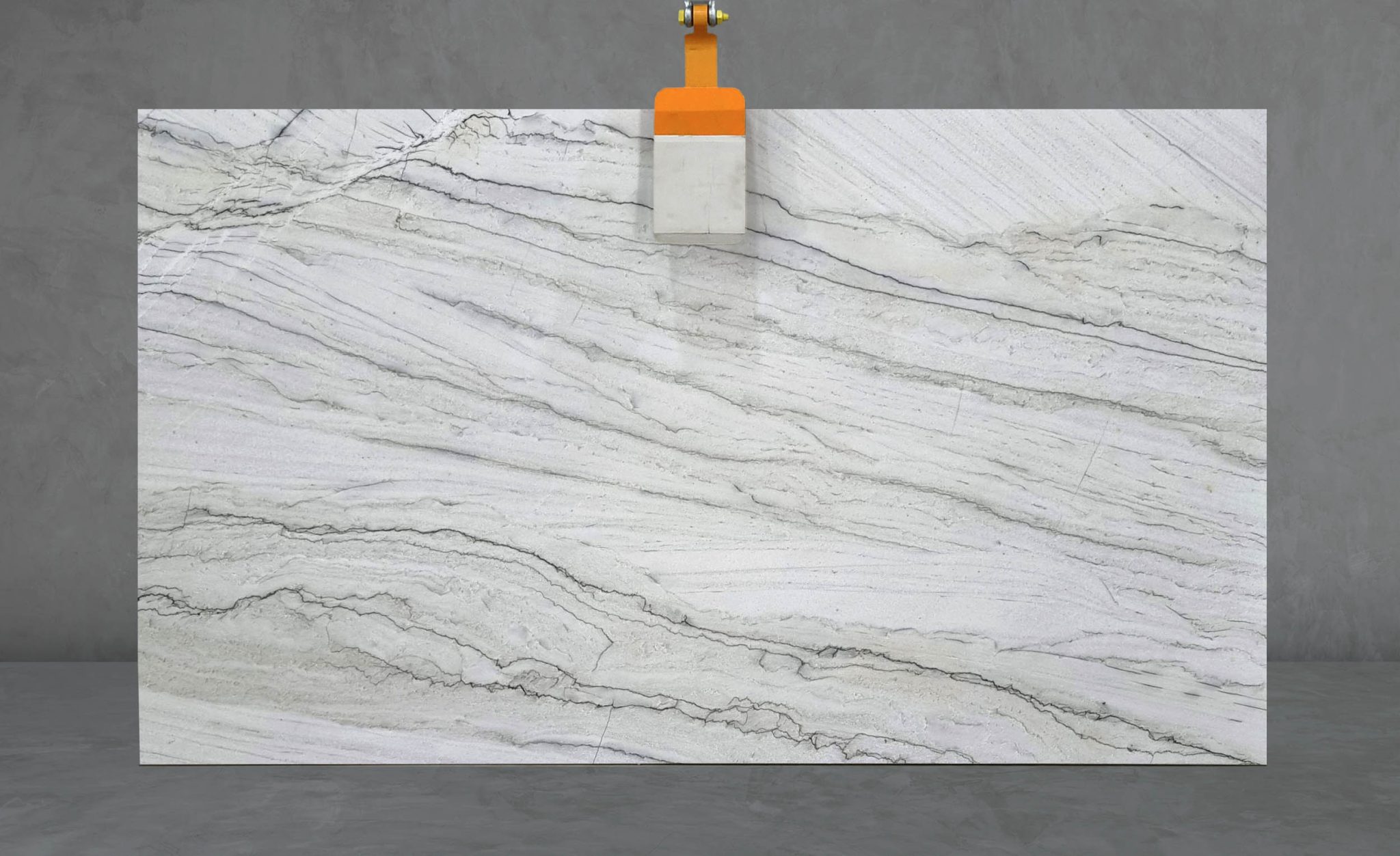 White Pearl Quartzite Slab - Marable - Sydney Marble Slab House