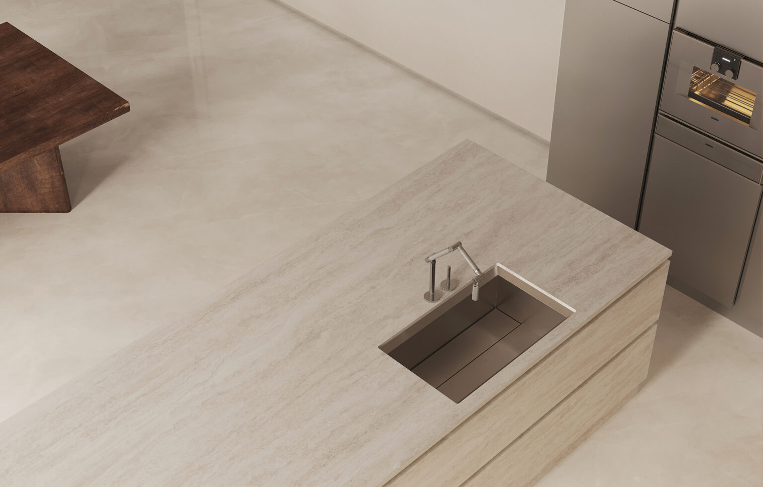 Classic Travertine MAMO Sintered Stone Slab - Marable - Sydney Marble ...