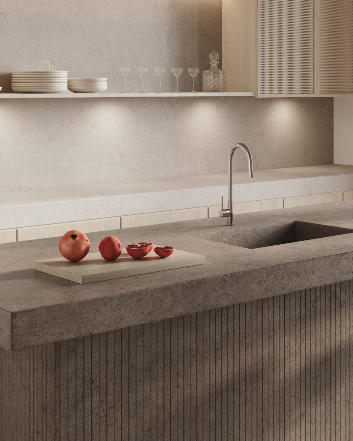 Limestone Marrone MAMO Sintered Stone Slab - Marable - Sydney Marble ...