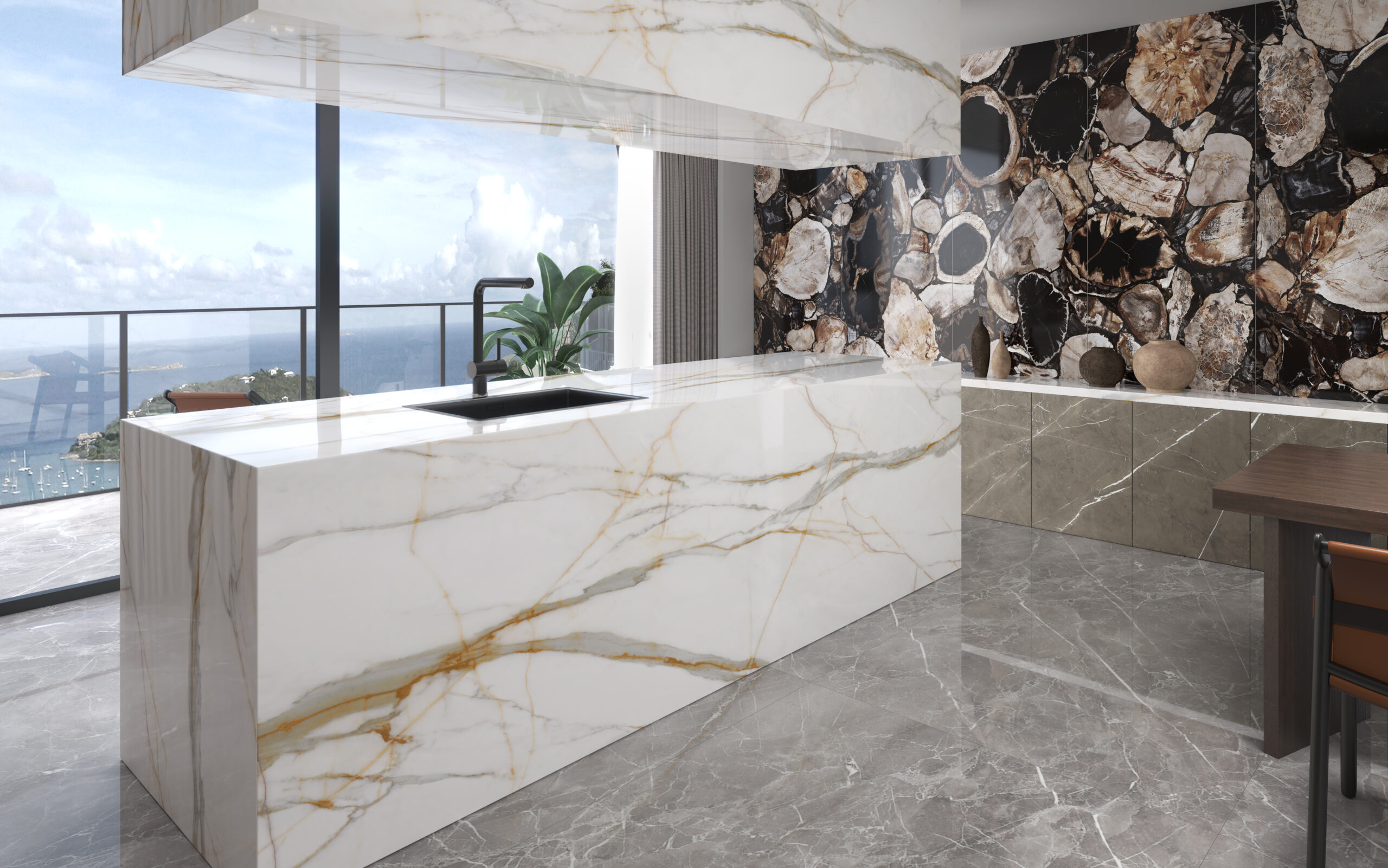 Marable | Sydney Marble Slab House | Kitchen Stone Benchtops Sydney